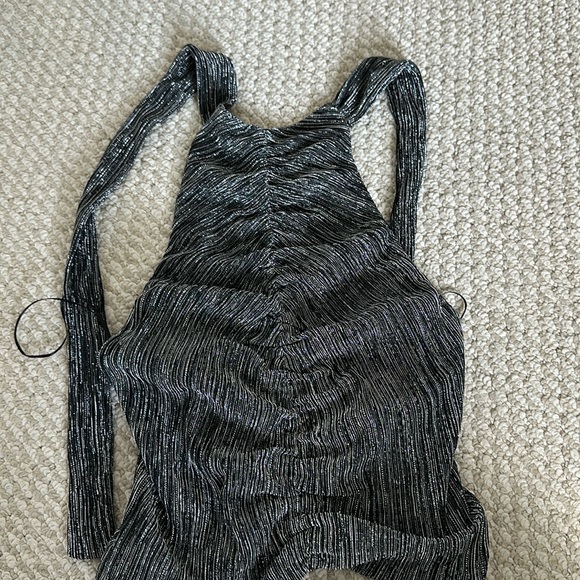 Zara | Tops | Zara Metallic Top | Poshmark